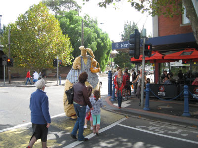 Stilt Walkers Australia | Giant Easter Bunny in Flemmington
