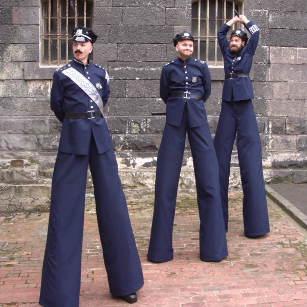 Stilt Walkers Australia | Melbourne Victoria Stilt Walkers: Stilt Police